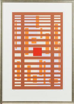 SAM VANNI, serigraph, signed and dated -89, numbered 7/75. - Bukowskis