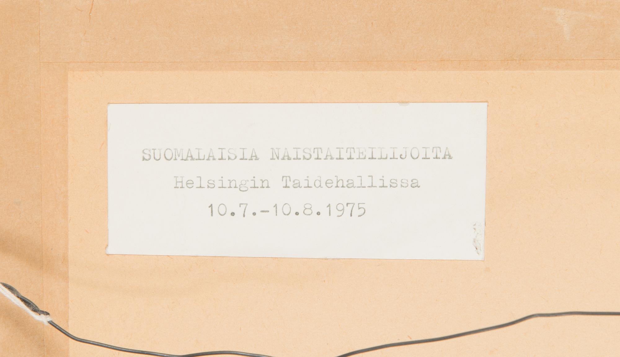 Venny Soldan-Brofeldt, a pencil drawing, unsigned. - Bukowskis