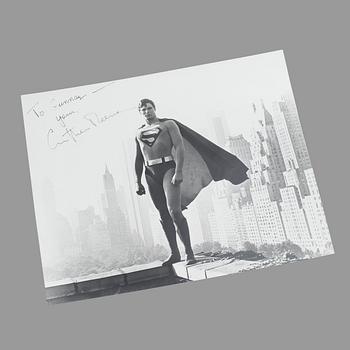 CHRISTOPHER REEVE (1952-2004), fotografi med autograf. - Bukowskis