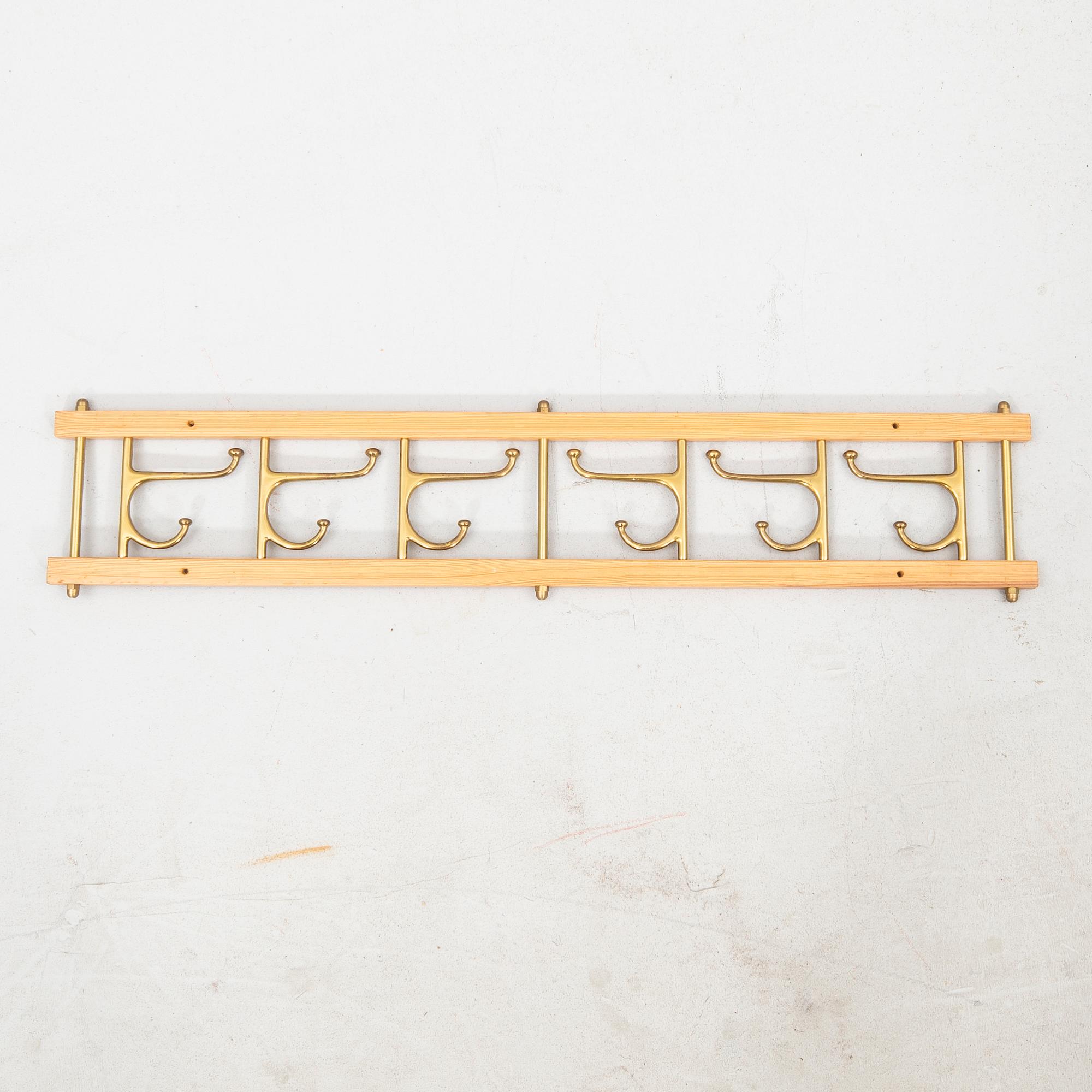 A 'Decorativ' coat hanger, Skogslunds metallgjuteri, Anderstorp, 1950's ...