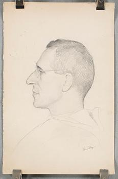 OWE ZERGE, drawing, signed. - Bukowskis