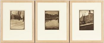 Henry B. Goodwin, 3 photographs from the book "Vårt vackra Stockholm ...