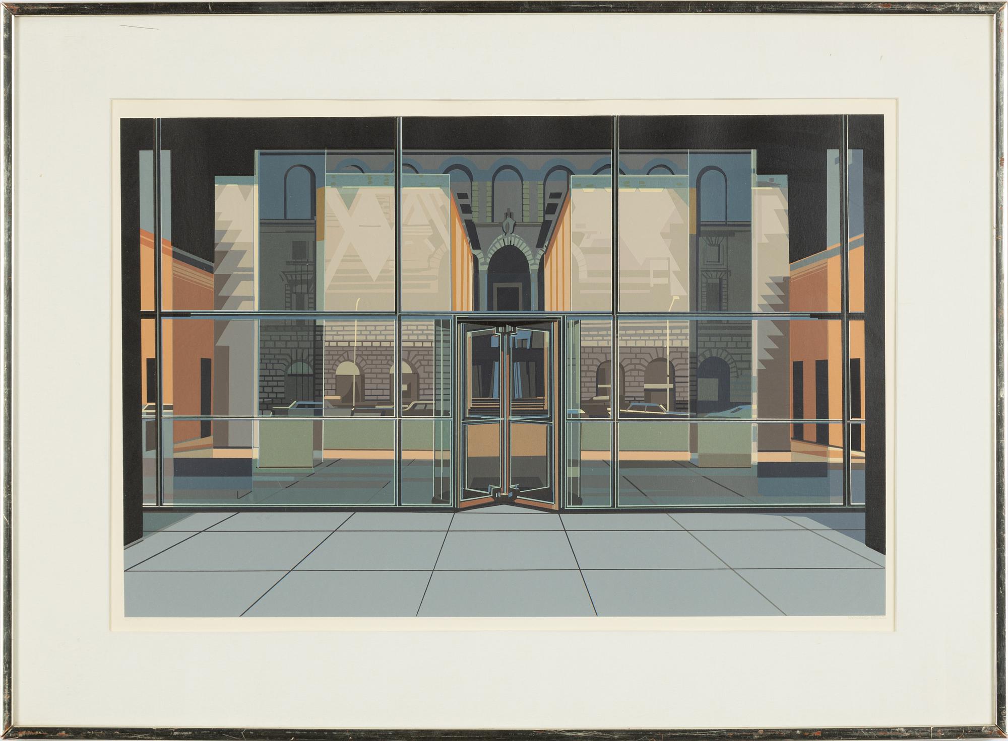 Richard Estes, "Seagram Building" from the portfolio "Urban Lanscapes ...