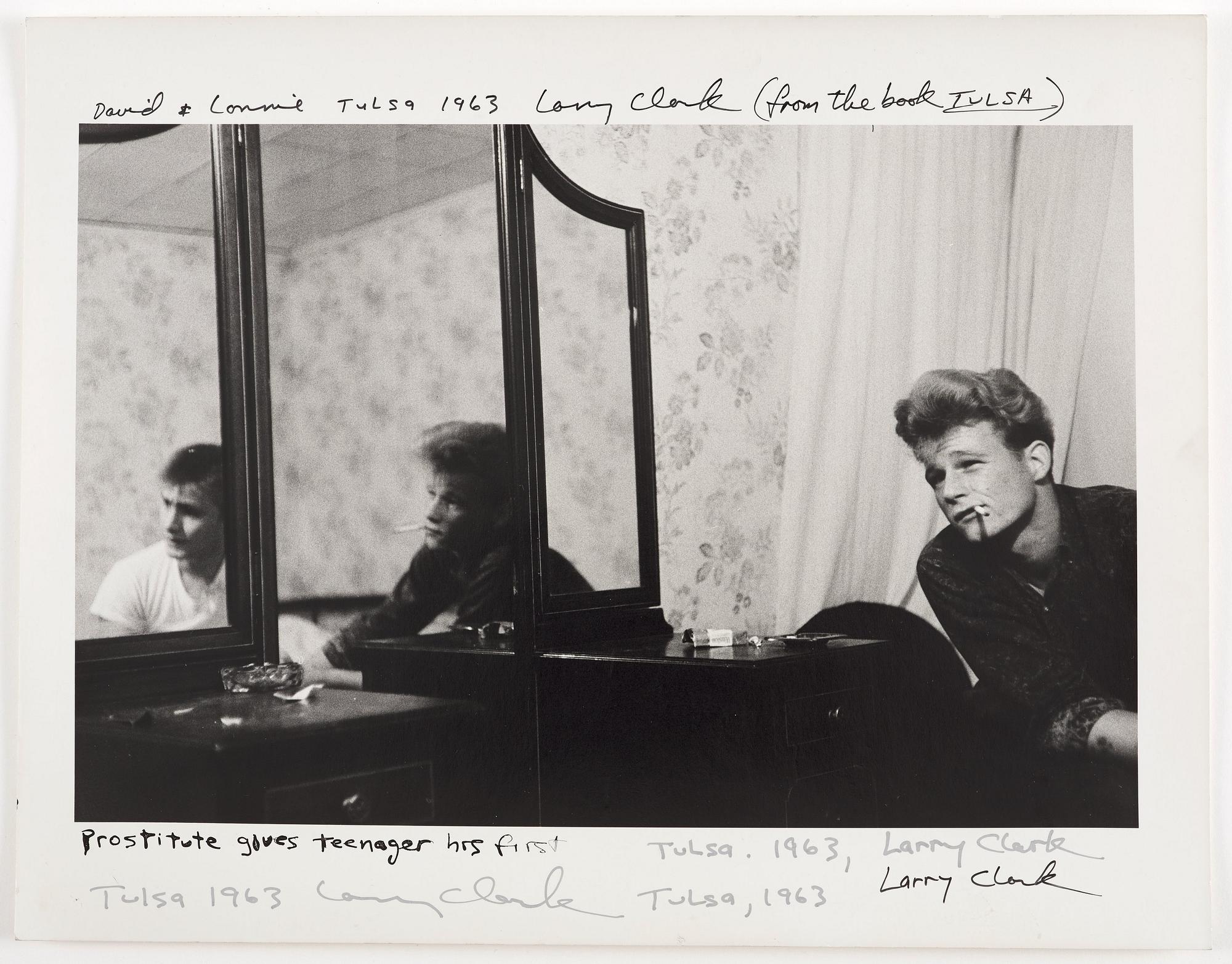 Larry Clark, "David & Lonnie, Tulsa, 1963". - Bukowskis