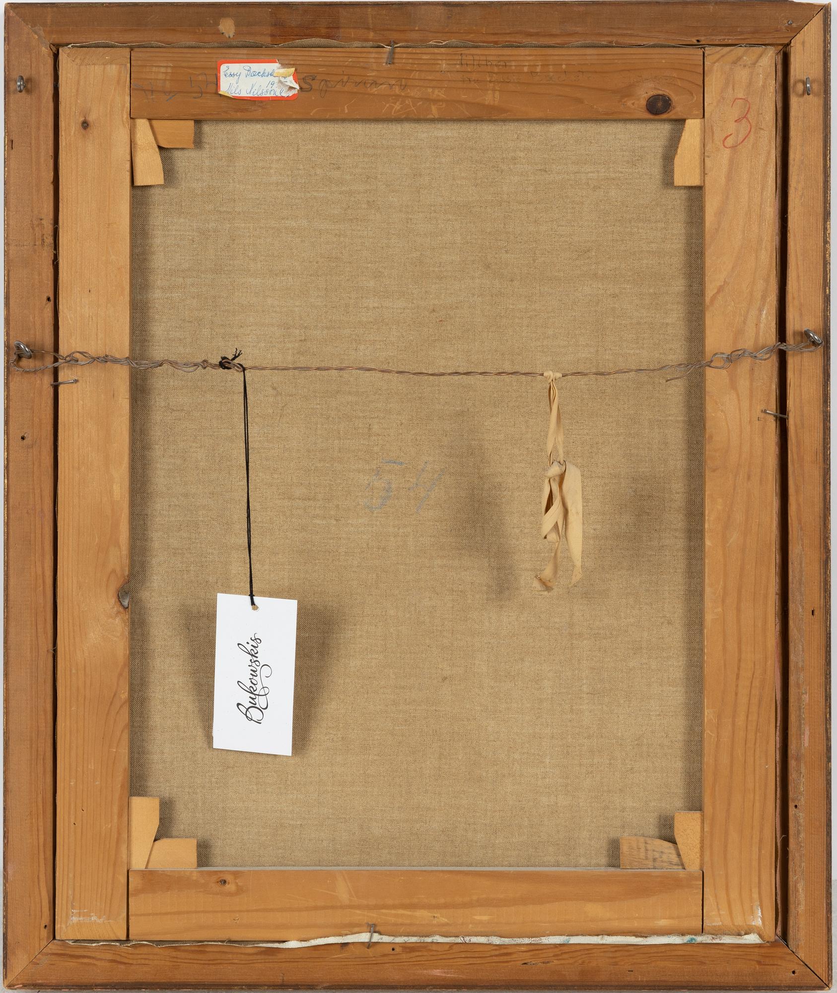 Nils Nilsson, Porträtt av Åke Nilsson, - Bukowskis