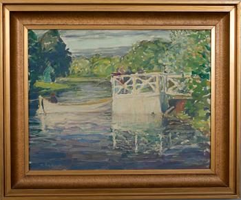 ALEX RAPP, olja på skiva, signerad och daterad -14. - Bukowskis