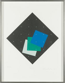Jorma Hautala, serigrafi, signerad och daterad -95, numrerad 51/200 ...