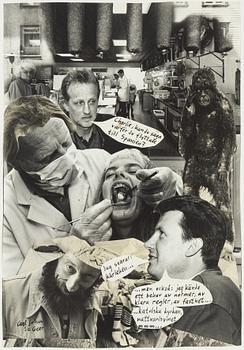 Carl Johan De Geer, fotografi/collage, signerad. - Bukowskis