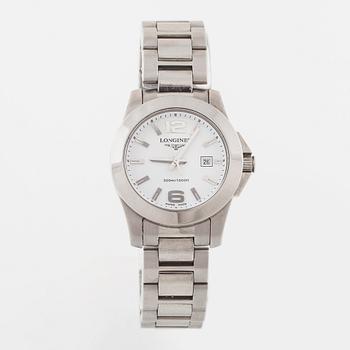 LONGINES, Conquest (300m/1000ft), wristwatch, 30 mm. - Bukowskis
