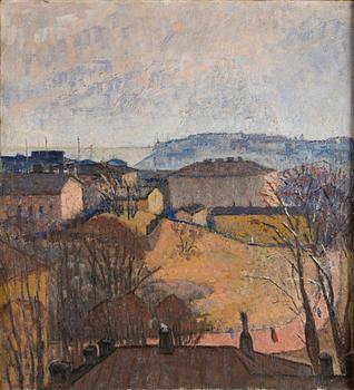 Gunvor Grönvik, Town view. - Bukowskis