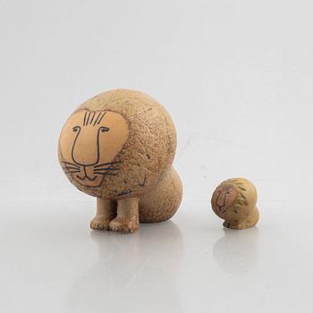 Lisa Larson, figuriner, 2 st, stengods, Gustavsberg. - Bukowskis