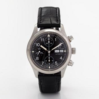 IWC, Schaffhausen, Der Fliegerchronograph, armbandsur, 39 mm. - Bukowskis