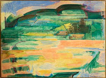 BERTIL ÖHLUND, oil on canvas, signed and dated -62. - Bukowskis