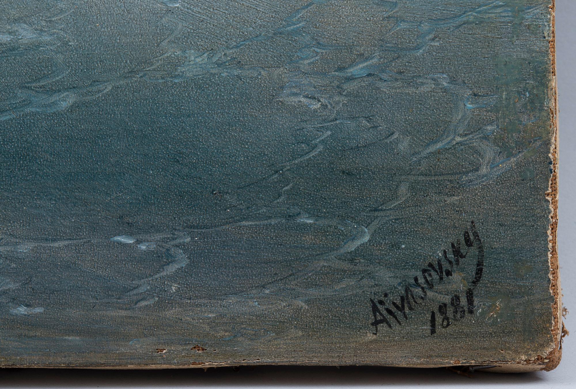 Ivan Constantinovich Aivazovsky, STORM PÅ SJÖN. - Bukowskis