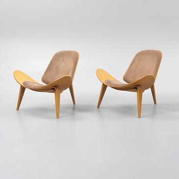 Hans J. Wegner, armchairs, a pair, "CH 07", Carl Hansen & Son, Aarup ...