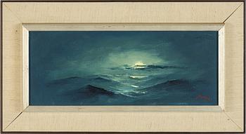 Axel Lind, Moonlit Sea. - Bukowskis