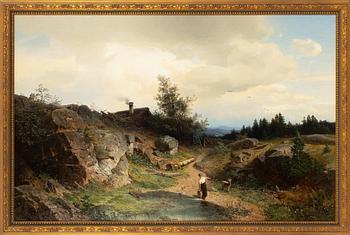 Axel Nordgren, olja på duk, signerad. - Bukowskis