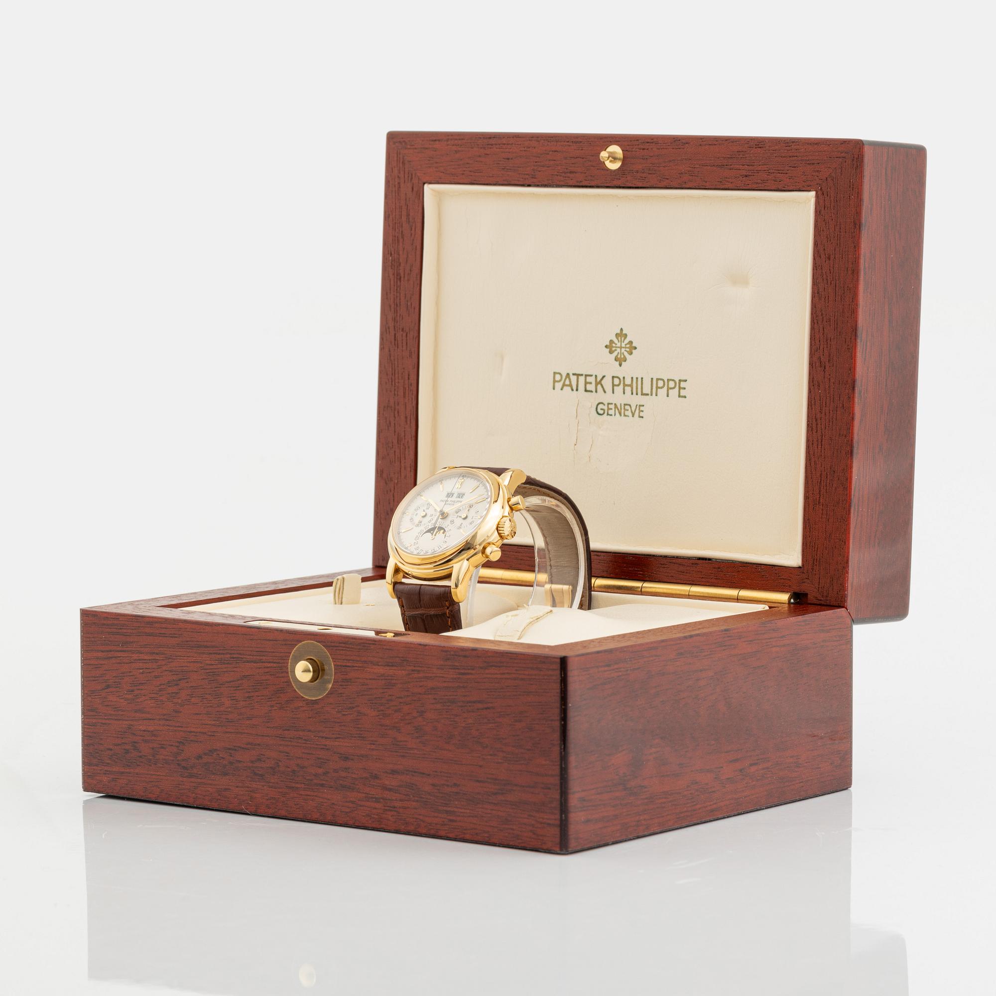 Patek Philippe, Perpetual Calendar, chronograph, ca 2002. - Bukowskis