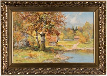 ANSHELM DAHL, oil on canvas, signed. - Bukowskis