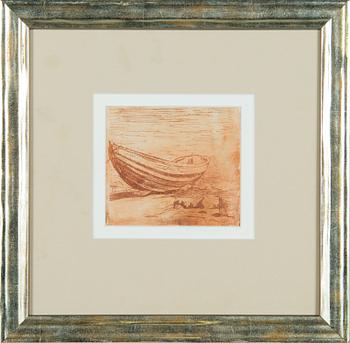 Hugo Simberg, Boat on the beach. - Bukowskis