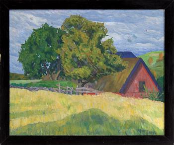 Knut Janson, an oil on canvas. Signed and dated 1909. - Bukowskis