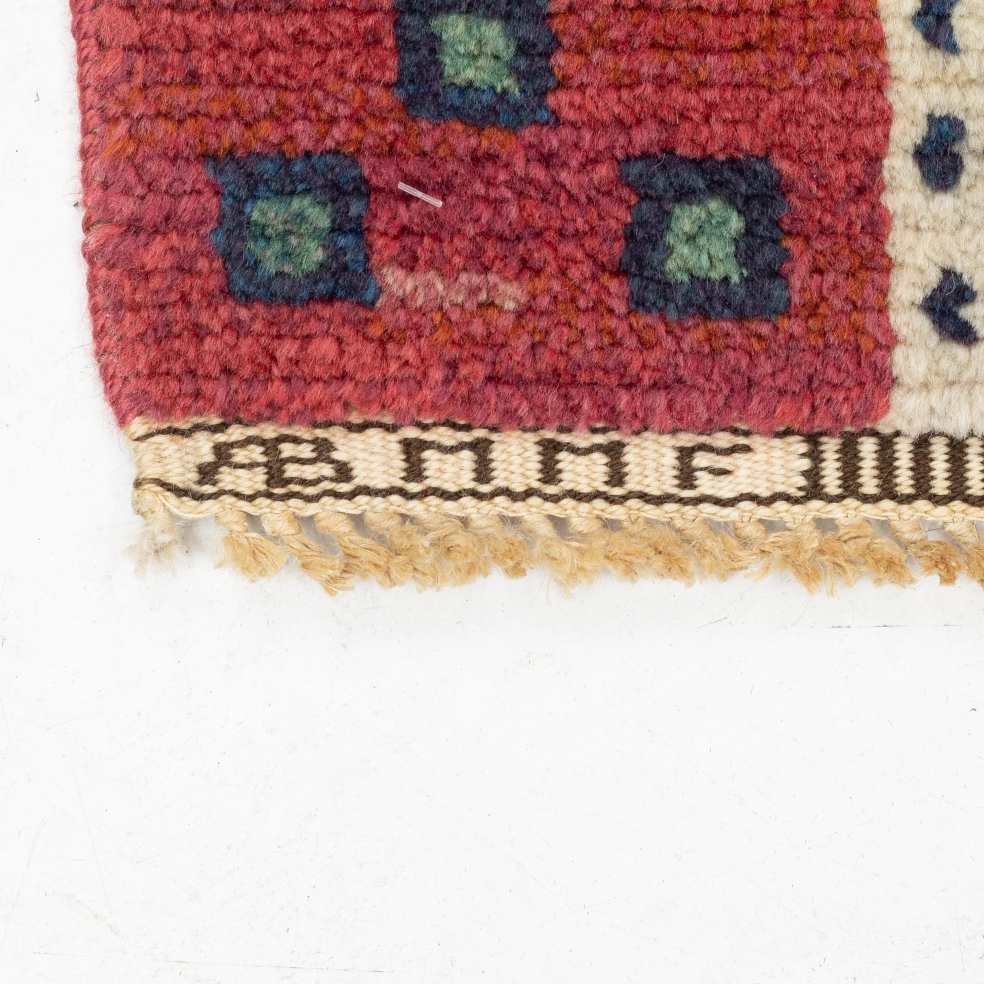 Märta Måås-Fjetterström, matta, "Tornet", flossa, ca 255 x 166 cm ...