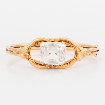 BRACELET, 18K gold and rock crystal. - Bukowskis