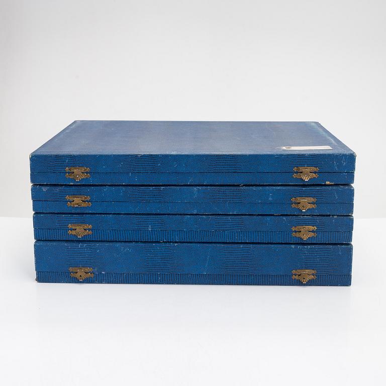 Aterinsarja, 158 kpl, hopeaa, "Chippendale", Auran Kultaseppä oy, Turku, ja Kultakeskus ...