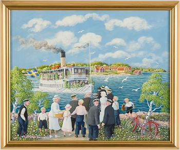 Bert-Håge Häverö An oil on canvas. Signed and dated 1981. - Bukowskis
