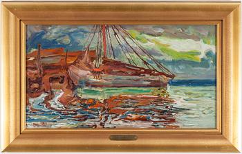 EMILE ZOIR, oil on canvas, signed Emile Zoire. - Bukowskis