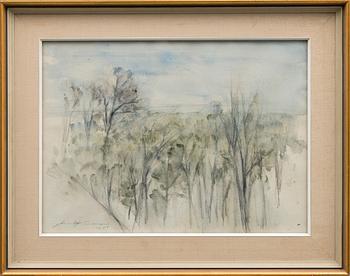 AIMO KANERVA, akvarell, signerad och daterad -55. - Bukowskis