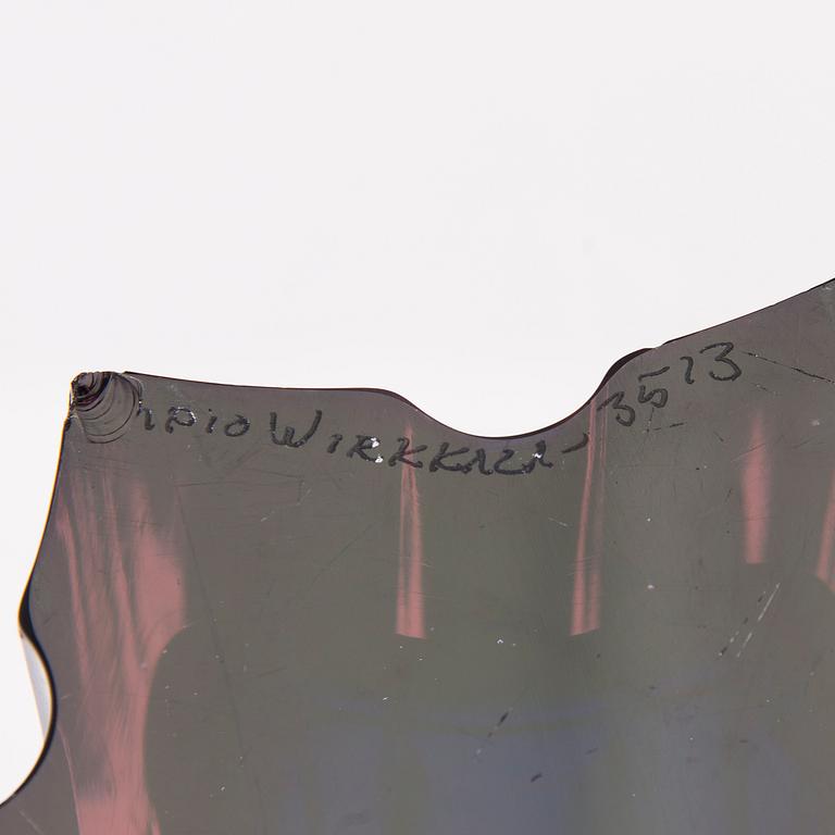 TAPIO WIRKKALA, TVÅ VASER, modeller 3512 och 3513, glas, signerade ...