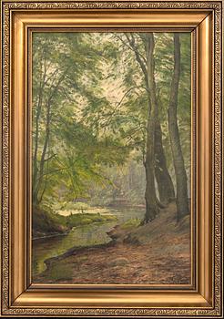 Johannes Boesen, oil on canvas signed. - Bukowskis
