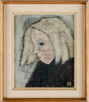 BERTA HANSSON, olja på pannå. Sign. - Bukowskis