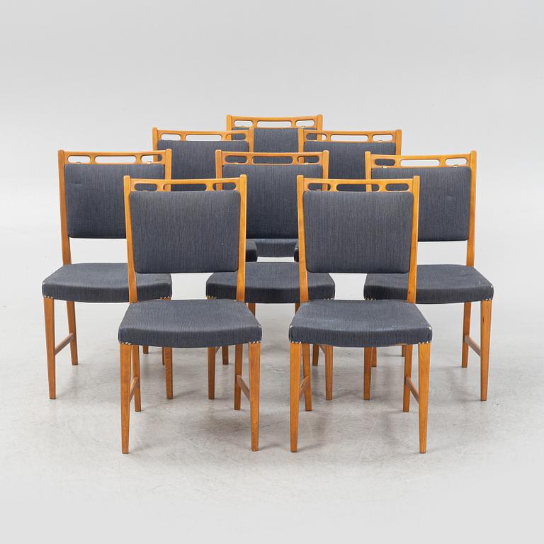 David Rosén, eight chairs from the 'Futura' series for Nordiska ...