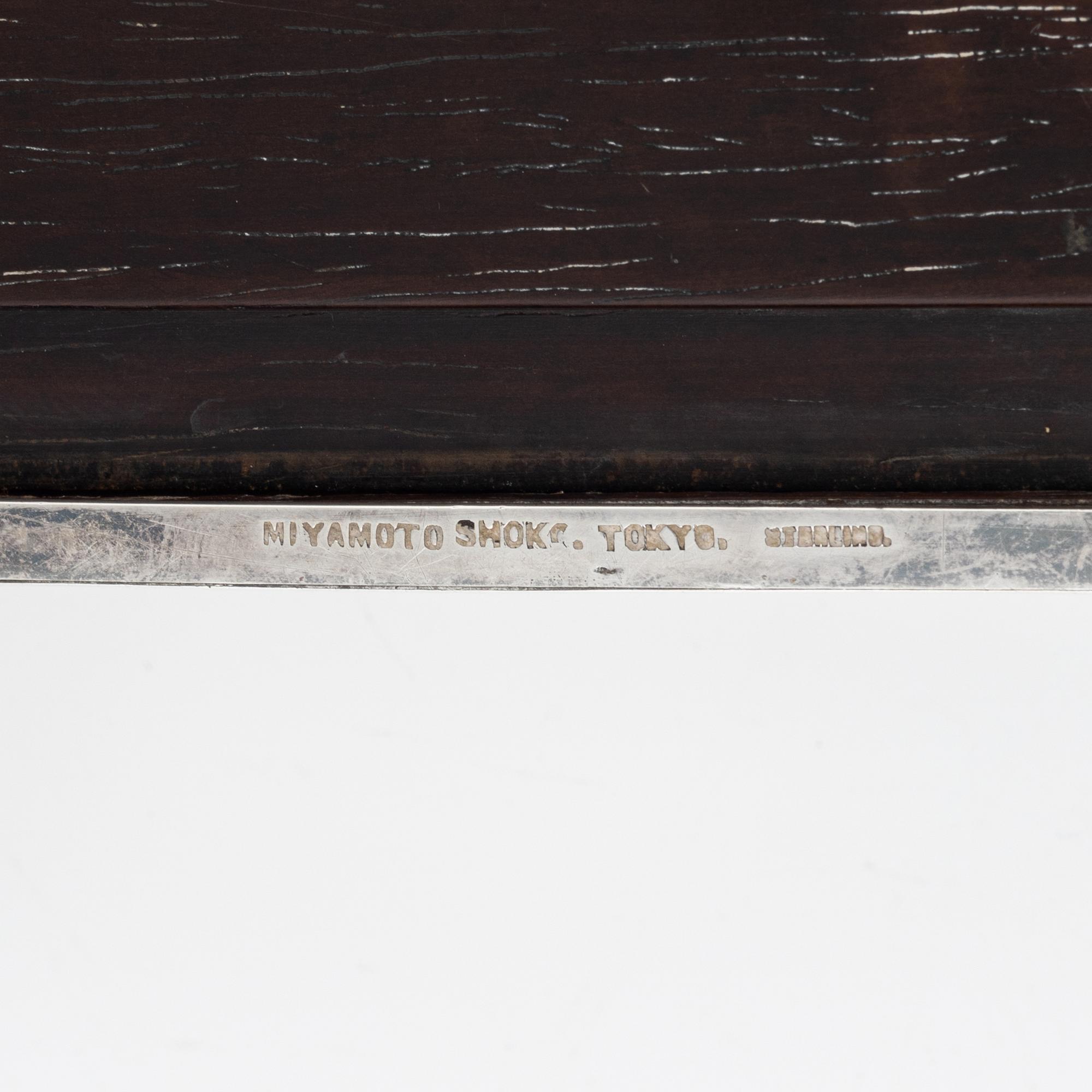 A Japanese Sterling Silver Box, mark of Miyamoto Shoko, Tokyo. - Bukowskis