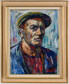 ALBIN AMELIN, olja på pannå, signerad och daterad -51. - Bukowskis