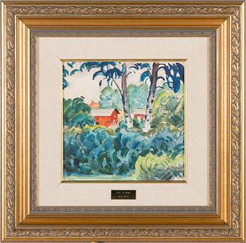 Verner Thomé, watercolour, signed and dated 1943. - Bukowskis